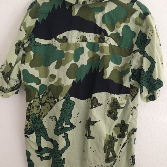 Vanguard | Shirts | Vanguard Mens Army Men Collar Shirt | Poshmark